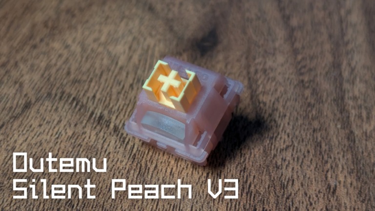 Outemu Silent Peach V3レビュー | 高コスパ静音リニア軸が外部進化を取り込んでレベルアップ – naenote.net
